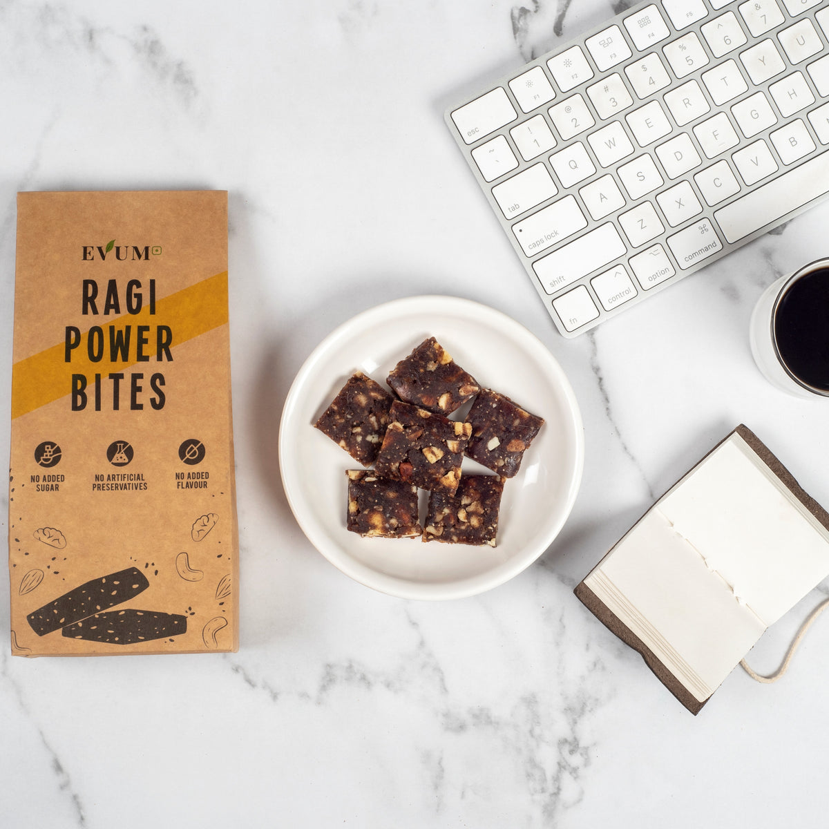 Ragi Power Bites - Premium Ragi Ladoos - EVUM